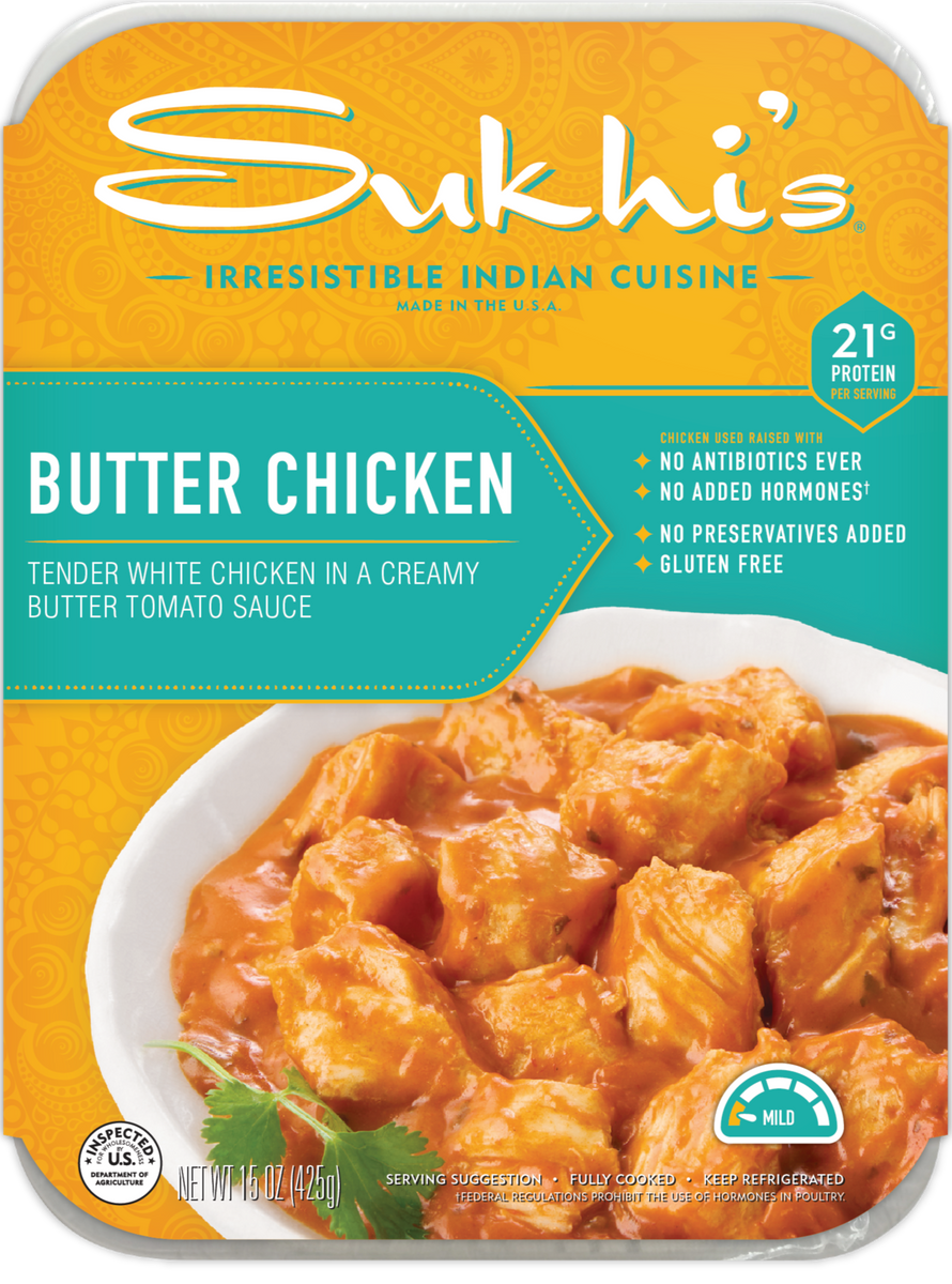 Sukhi's Indian Food | Butter Chicken Curry Gluten Free Entree 15oz ...