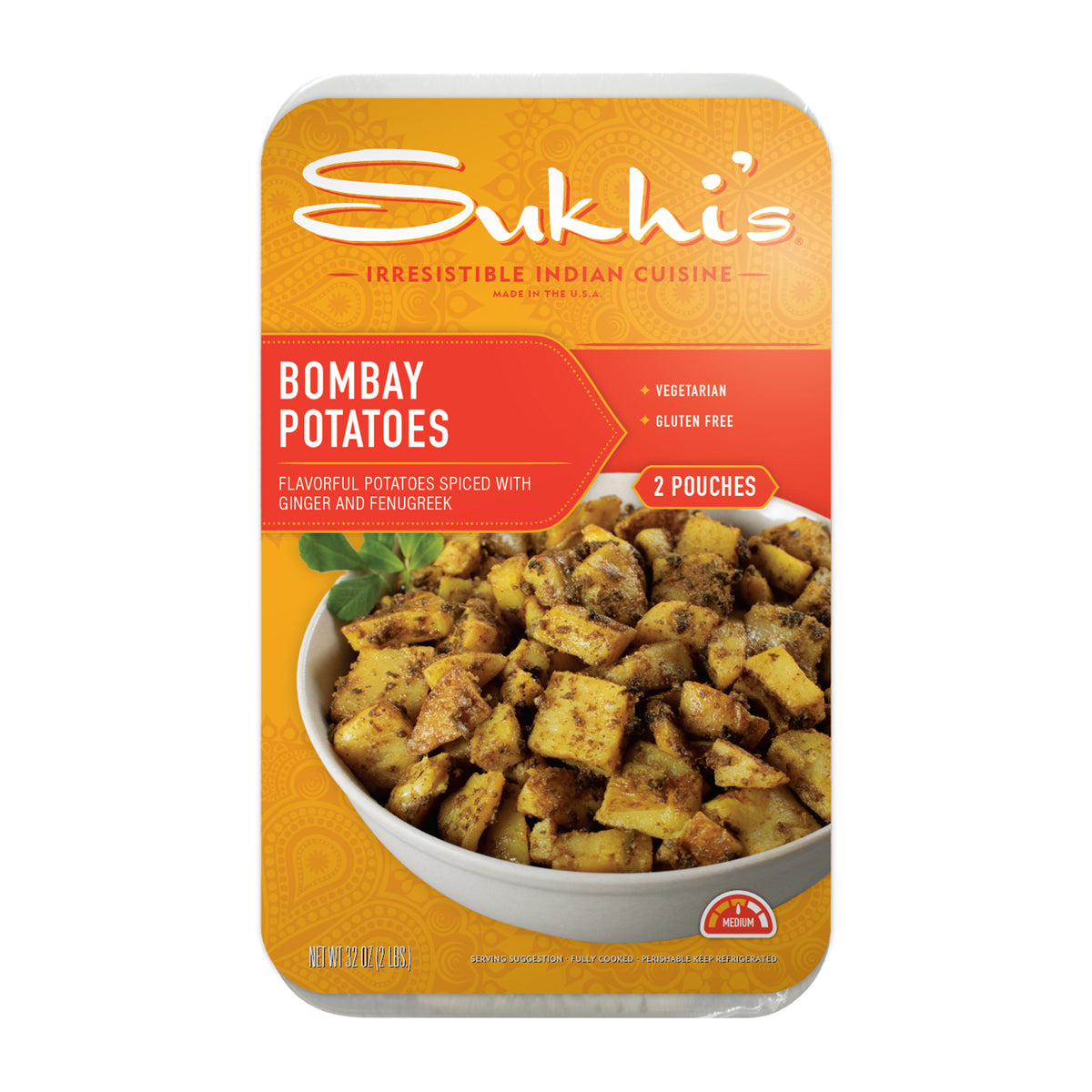 32oz Bombay Potatoes – Sukhi's Gourmet Indian Foods