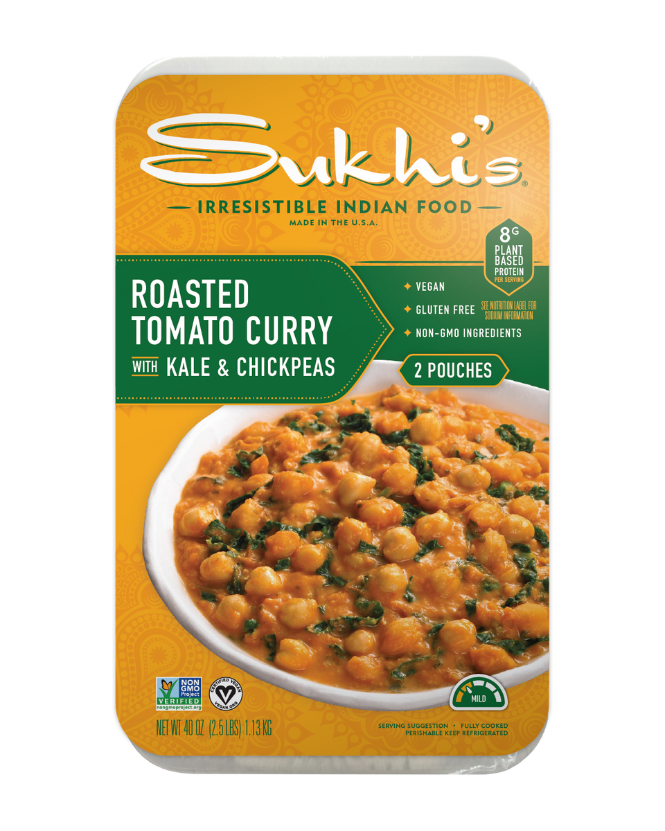 Roasted Tomato Curry with Kale & Chickpeas - Family Size – Sukhi's ...