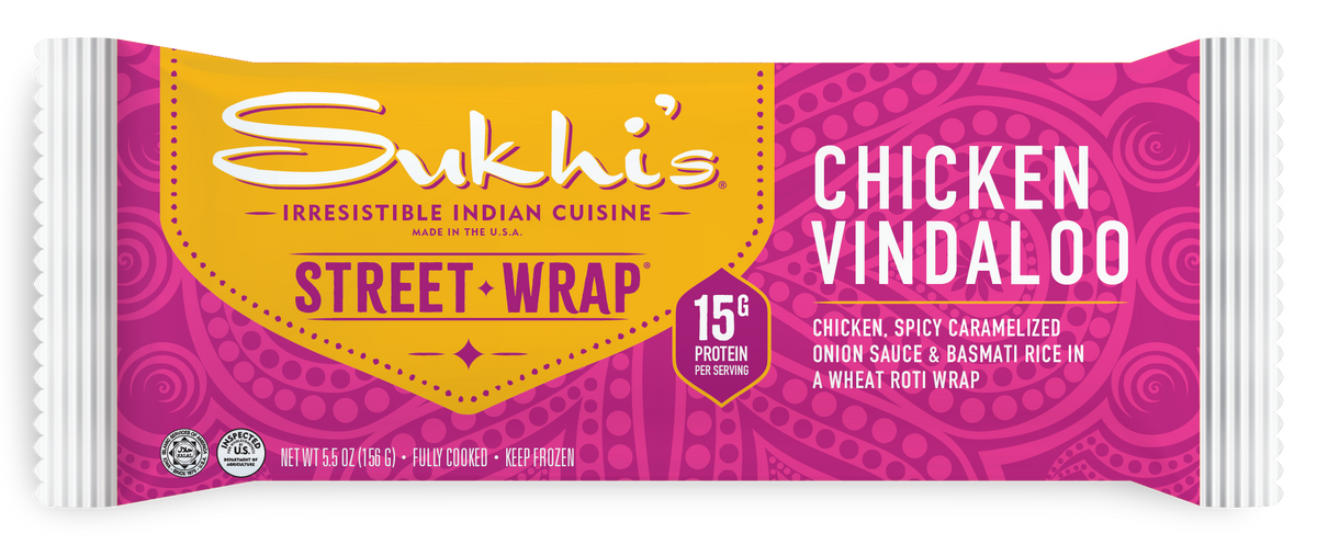 Sukhi's Indian Food | Chicken Vindaloo Street Wrap® Entree – Sukhi's ...